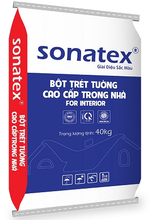SONATEX _ BỘT TRÉT TƯỜNG CAO CẤP TRONG NHÀ